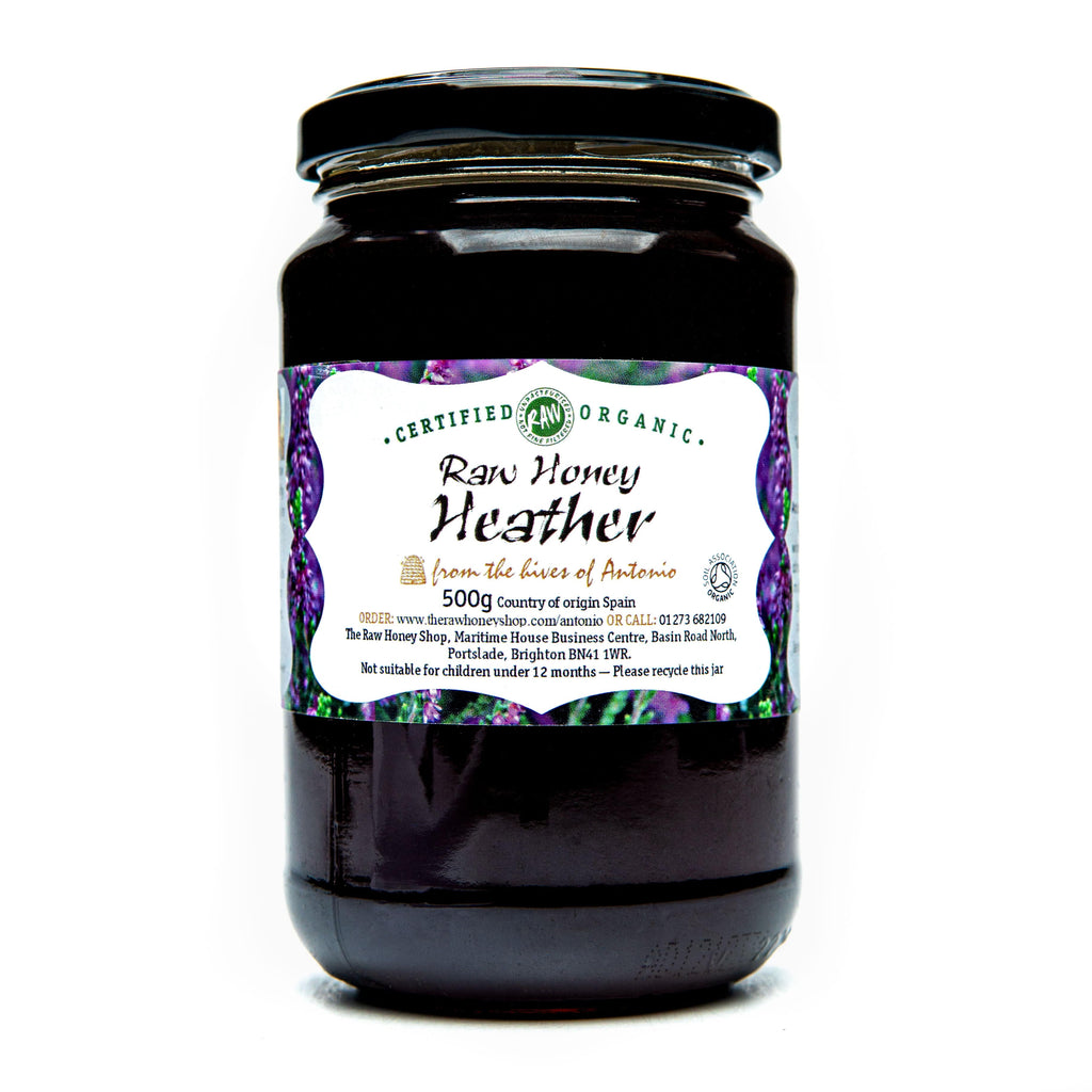 Raw Certified Organic Heather Honey