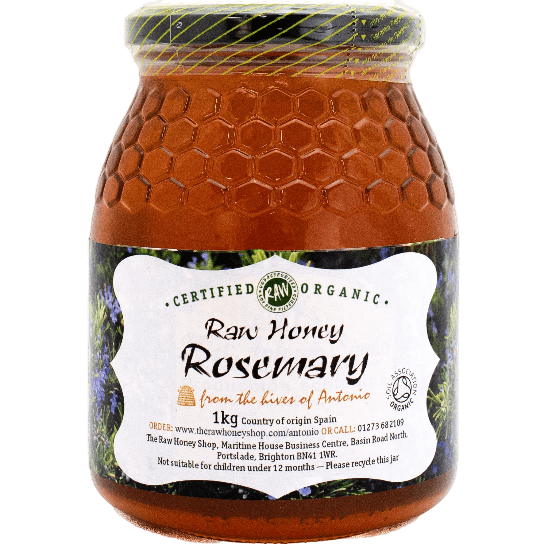 Raw Organic Rosemary Honey | The Raw Honey Shop